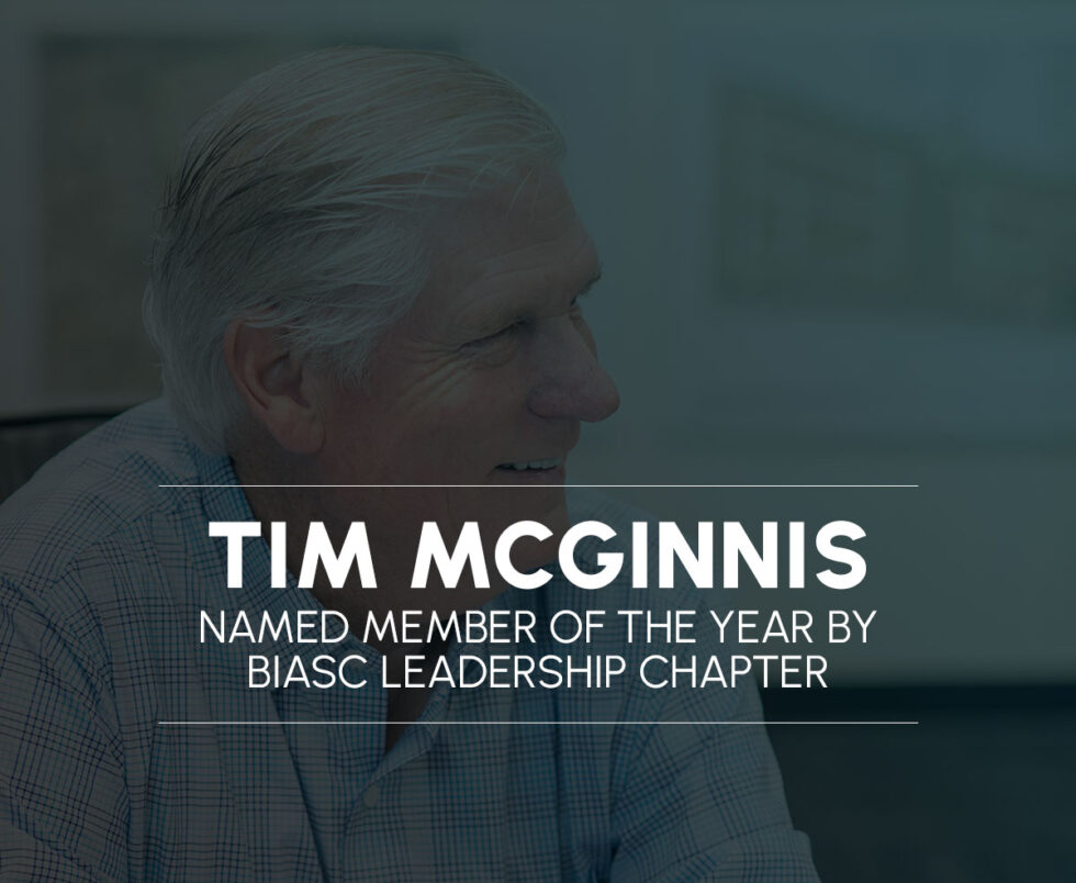 Tim McGinnis Named Member of the Year by BIASC | Lewis Careers